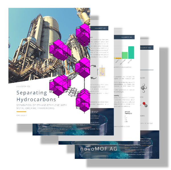 Case Study Hydrocarbon Separation | novoMOF AG